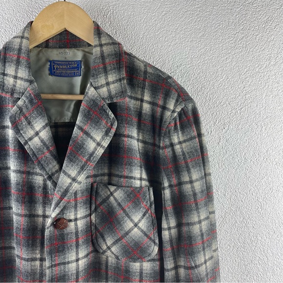 Pendleton | Jackets & Coats | Vintage L 5s M Pendleton Plaid 49er Style ...
